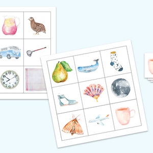 Rhyming Words Activities - Montessori Cards Rhyming Games - Rhyming ...