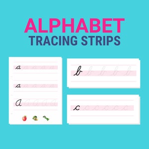 Cursive Handwriting Practice Sheets - Letter Tracing Worksheets - Trace ...