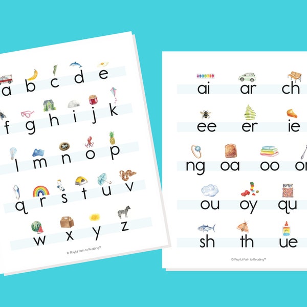 Phonics Sound Chart - Etsy