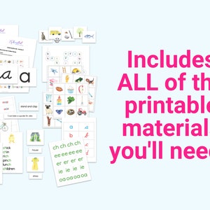 Montessori Reading Program - Montessori Language Curriculum Materials ...