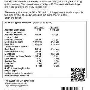 Original Beach Crawl Quilt Pattern by the Sweet Tea Girls Pattern SGT ...