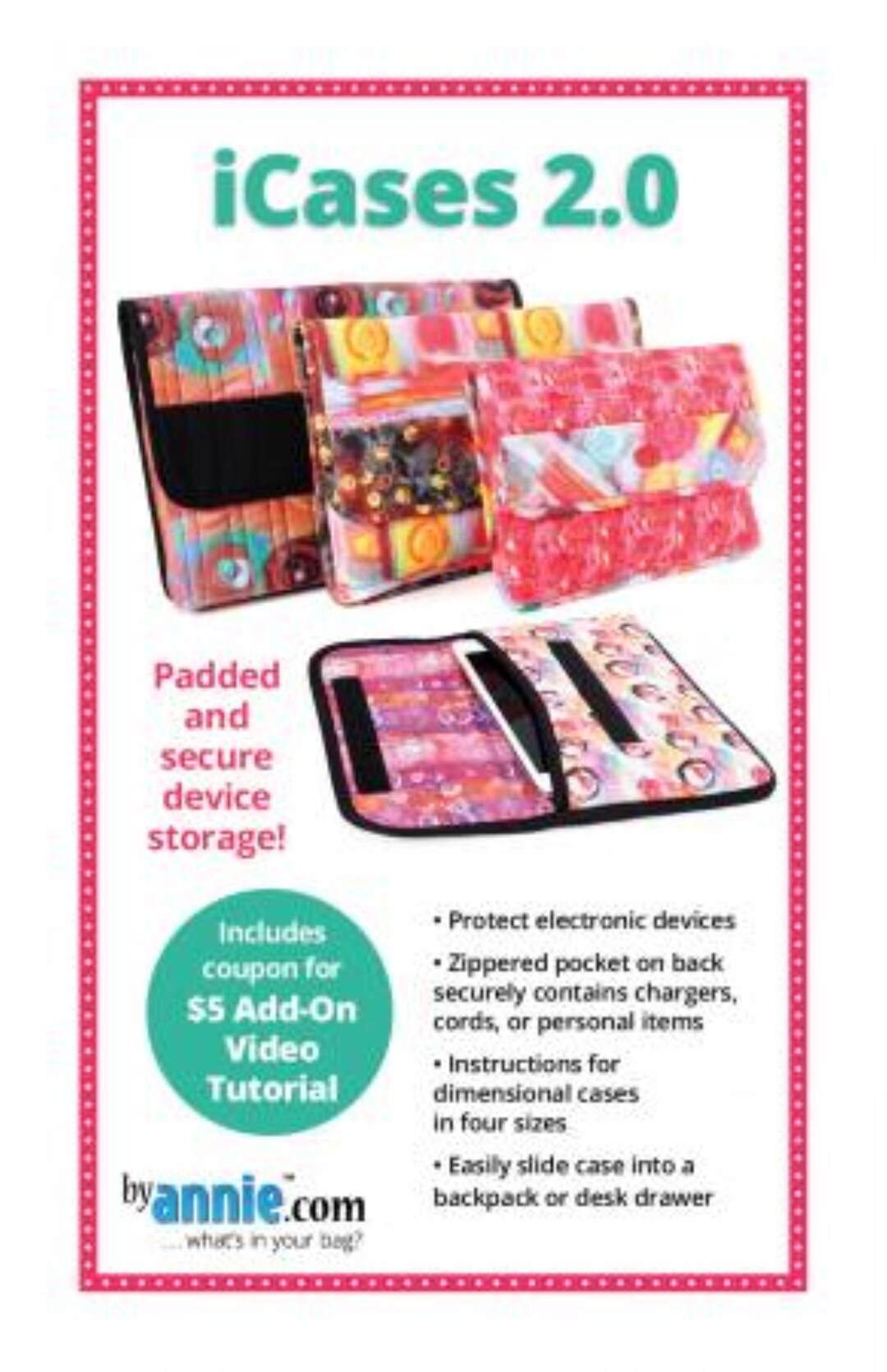 I-cases 2.0 Quilting/sewing Pattern From by Annie Patterns - Etsy