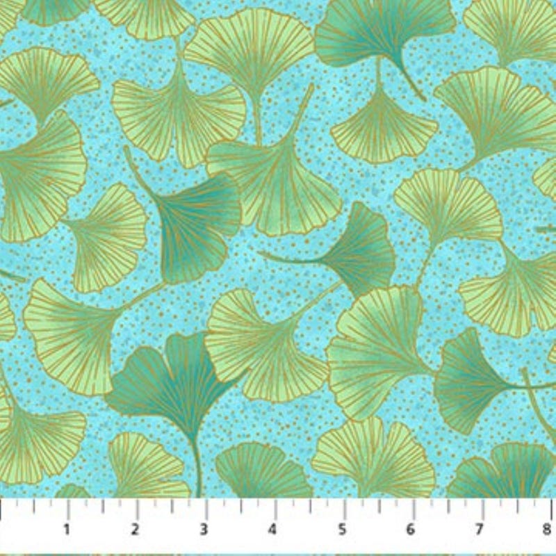 Ginkgo Leaf Fabric - Etsy