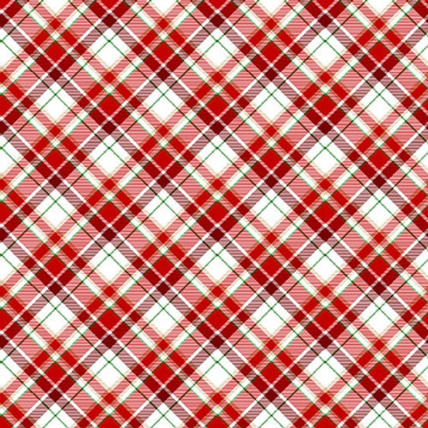Red Plaid Fabric - Etsy