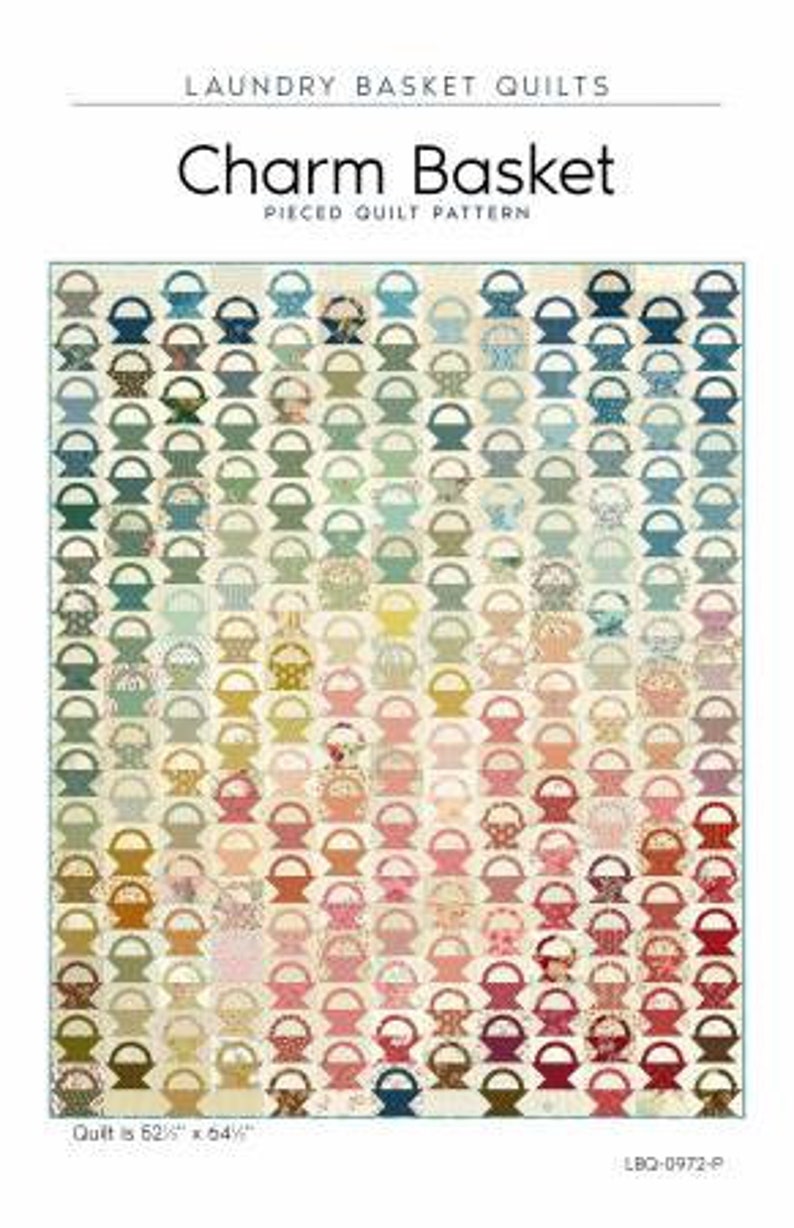 Charm Basket Quilt Pattern by Edyta Sitar for Laundry Basket - Etsy