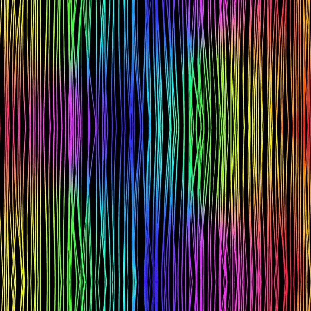 Wildcat Prisma Color Stripe 2849-multi From Timeless Treasures - Etsy