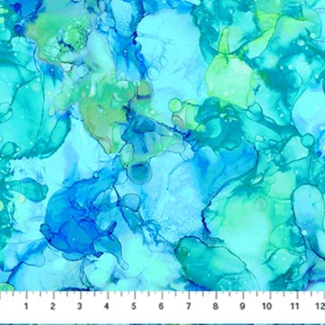 Fluidity Lagoon DP27234-63 by Deborah Edwards and Melanie Samra for ...