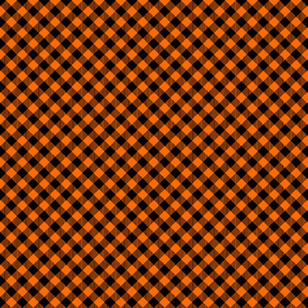 Orange Plaid Fabric - Etsy