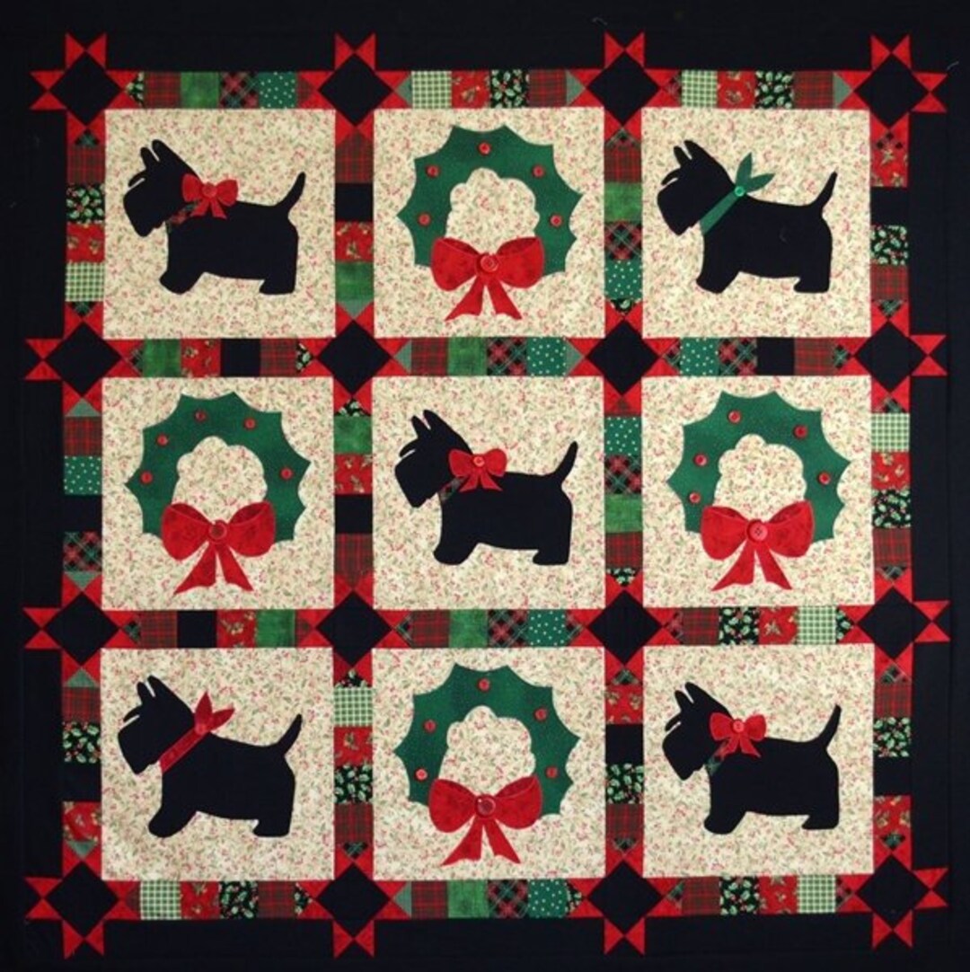 A Scottie Christmas by Sweet Tea Girls Designs - Etsy