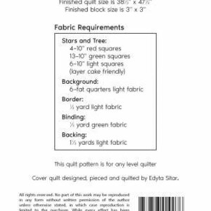 Christmas Tree Quilt Pattern by Edyta Sitar for Laundry Basket Quilts ...