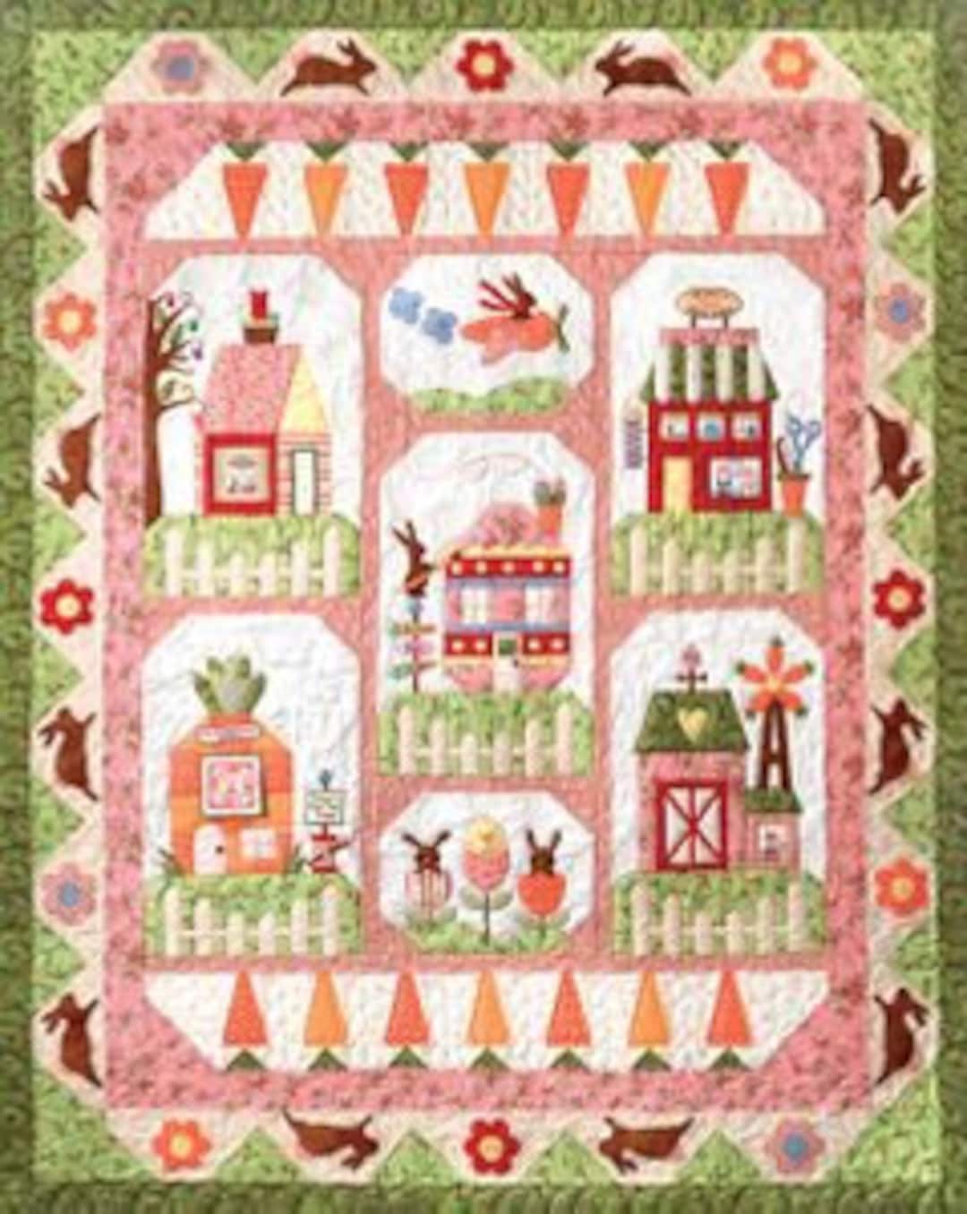 Bunny Town Quilt Pattern Set of 7 by the Quilt Company - Etsy