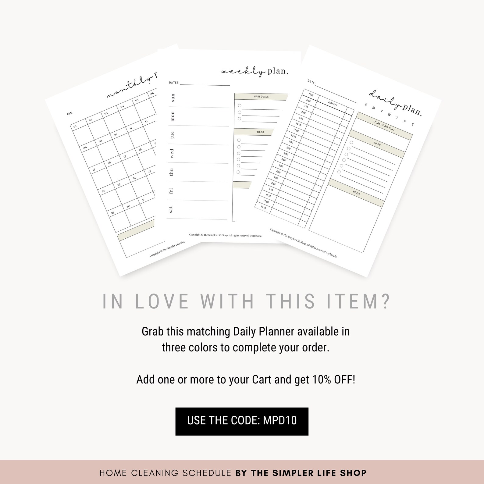 Complete Home Cleaning Schedule, Daily Cleaning Checklist PDF, Cleaning ...