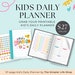 Kids Daily Planner, School Homeschool Planner, Printable Planner Bundle ...