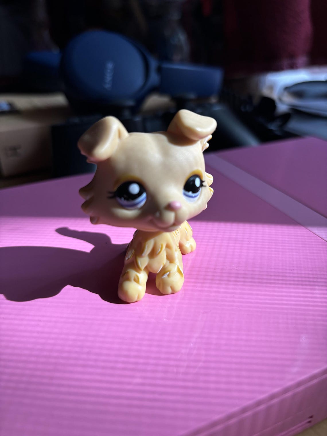 Littlest Pet Shop LPS Yellow Border Collie RARE #1194 - Etsy