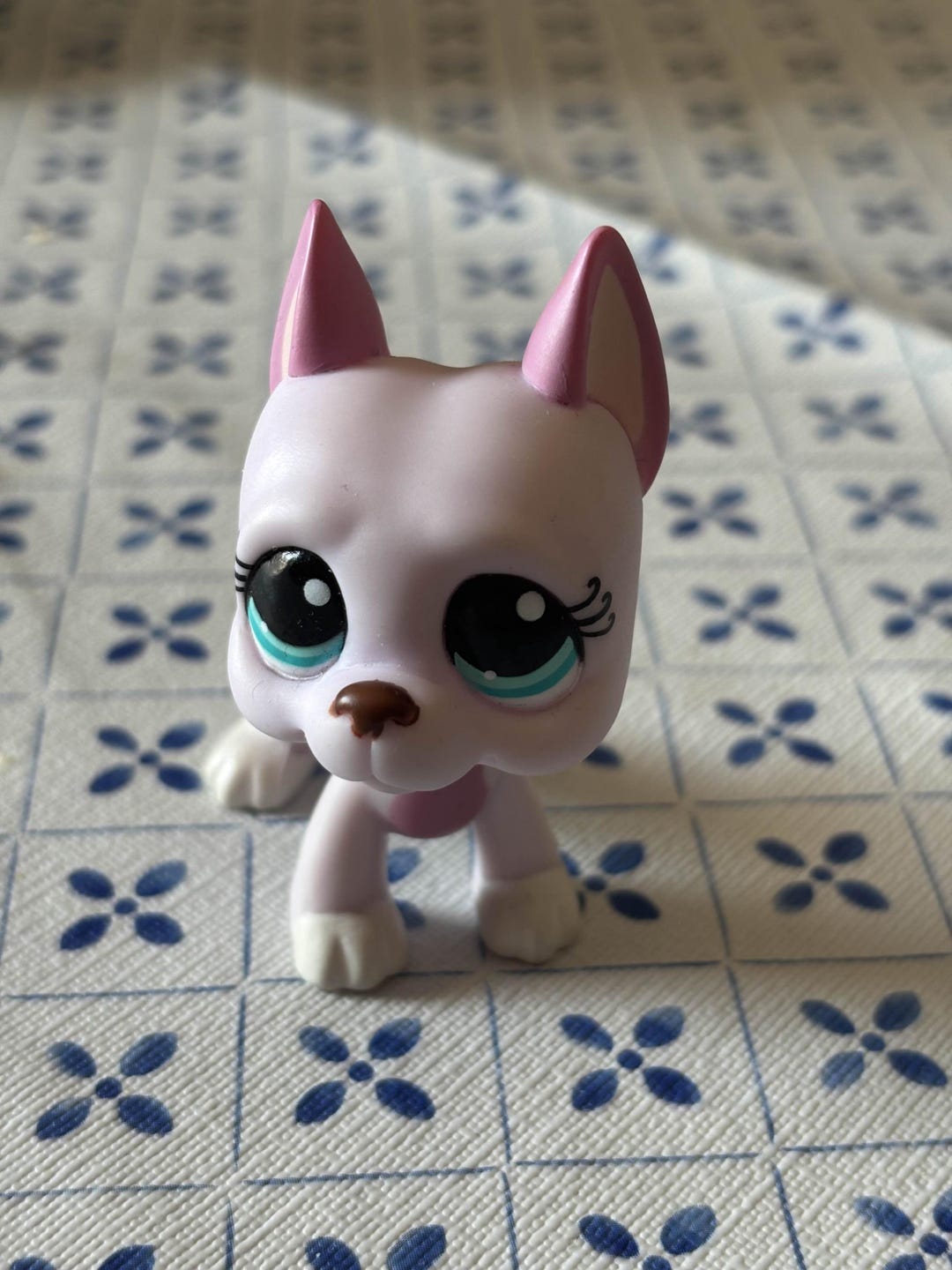 Littlest Pet Shop LPS Pink Great Dane 1022 - Etsy