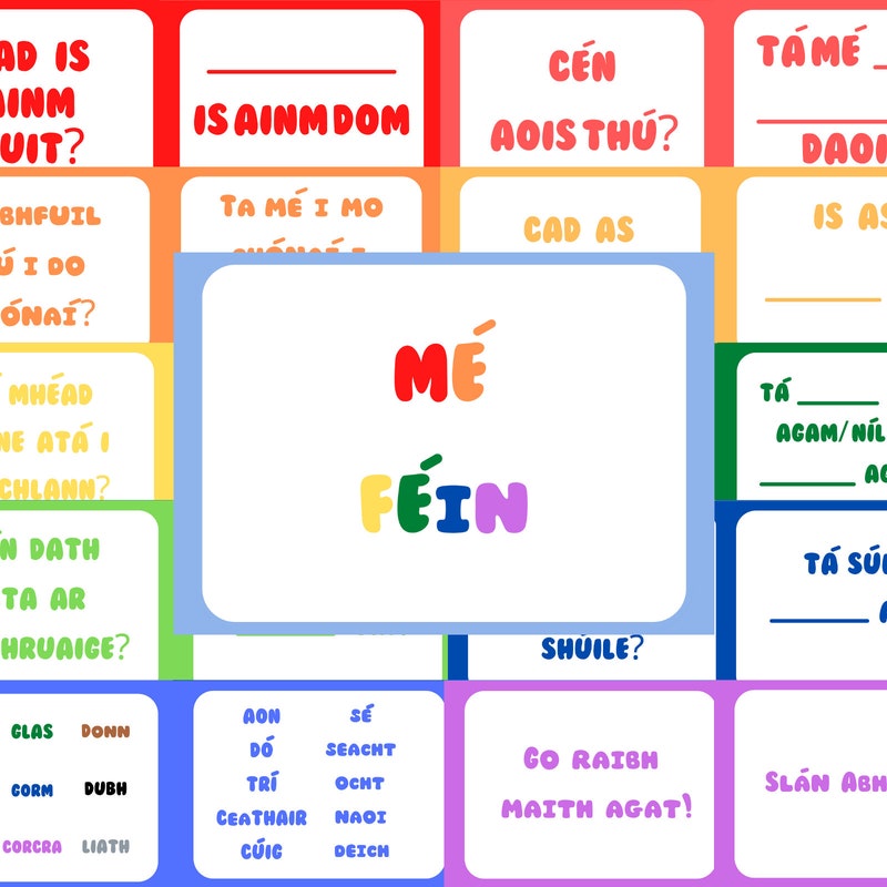 Classroom Decor Gaeilge - Etsy