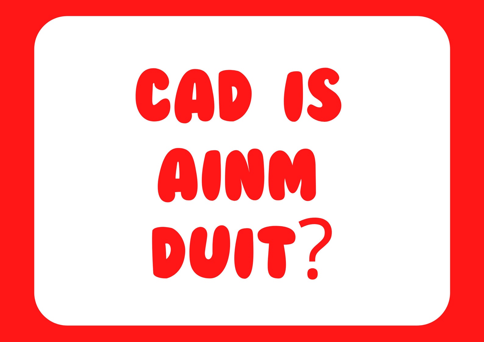 Classroom Posters as Gaeilge: Mé Féin Language Posters Digital Download ...