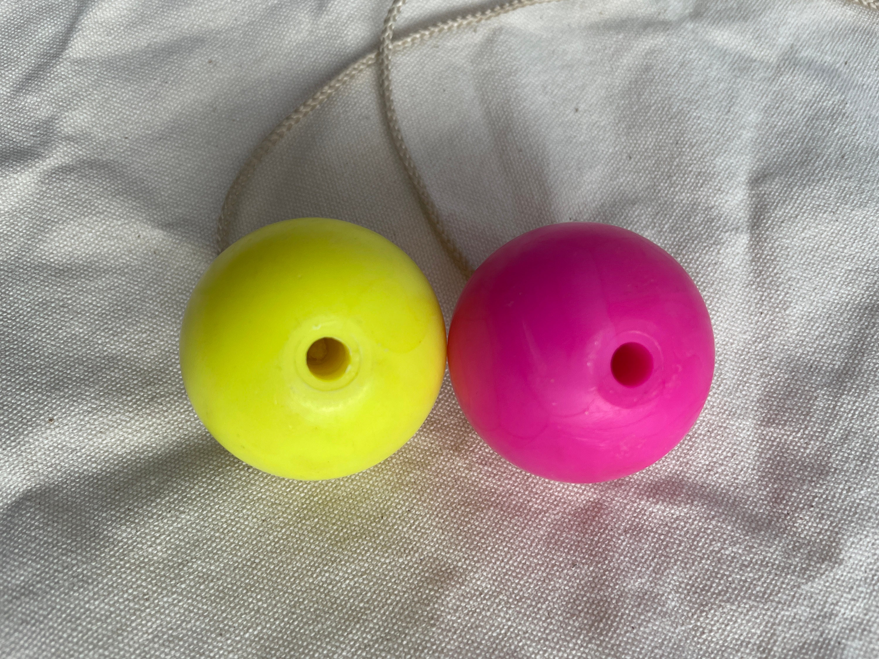 Vintage Clackers 1970's Click Clacks, Toy Clacker Balls, Noise Maker ...