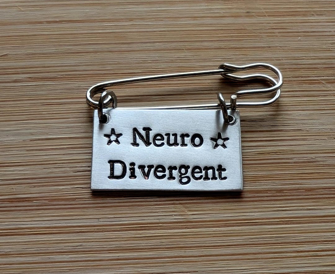 Neurodivergent ~kilt Pin Brooch Badge ~ Mental Health, Autistic Autism ...