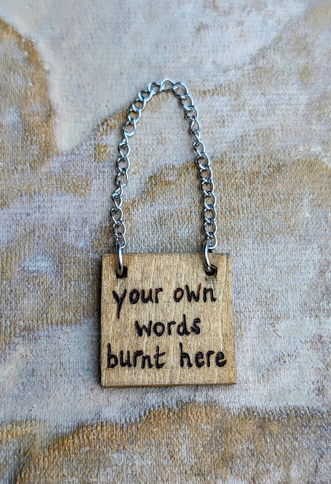 Wooden Hand Burnt Personalised/customised Hanging Sign | Wood Burning ...