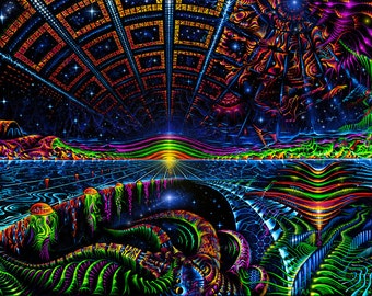 Trippy tapestry | Etsy