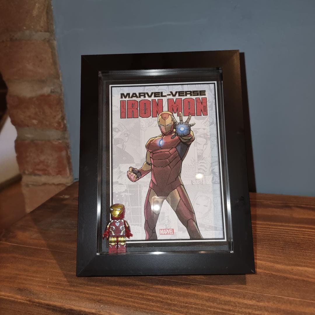 Marvel Superhero Mini Figure Art Frame - Etsy