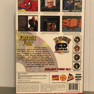 90s Vintage Marvel Cd-rom Comics, X-men, Fantastic Four, Interactive Cd ...