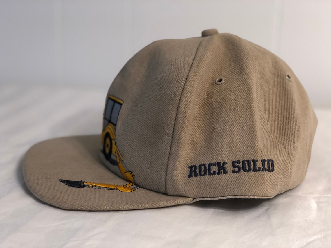 90s New Holland Rock Solid Excavator Vintage Hat Snapback | Etsy