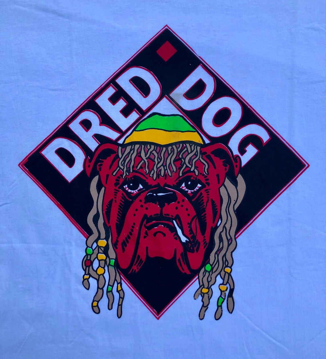 90s Red Dog Beer dred Dog Double Sided T-shirt - Etsy