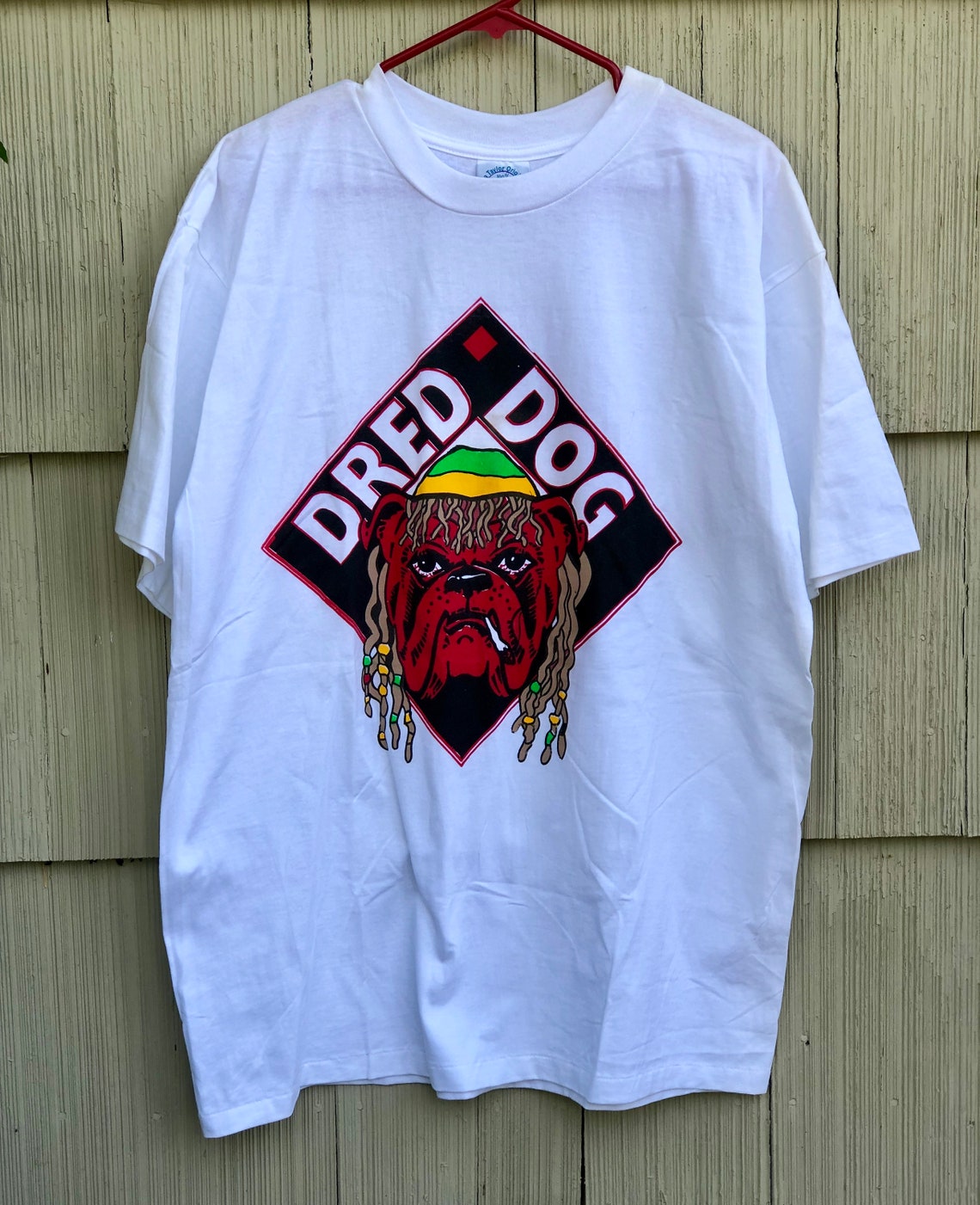 90s Red Dog Beer dred Dog Double Sided T-shirt | Etsy