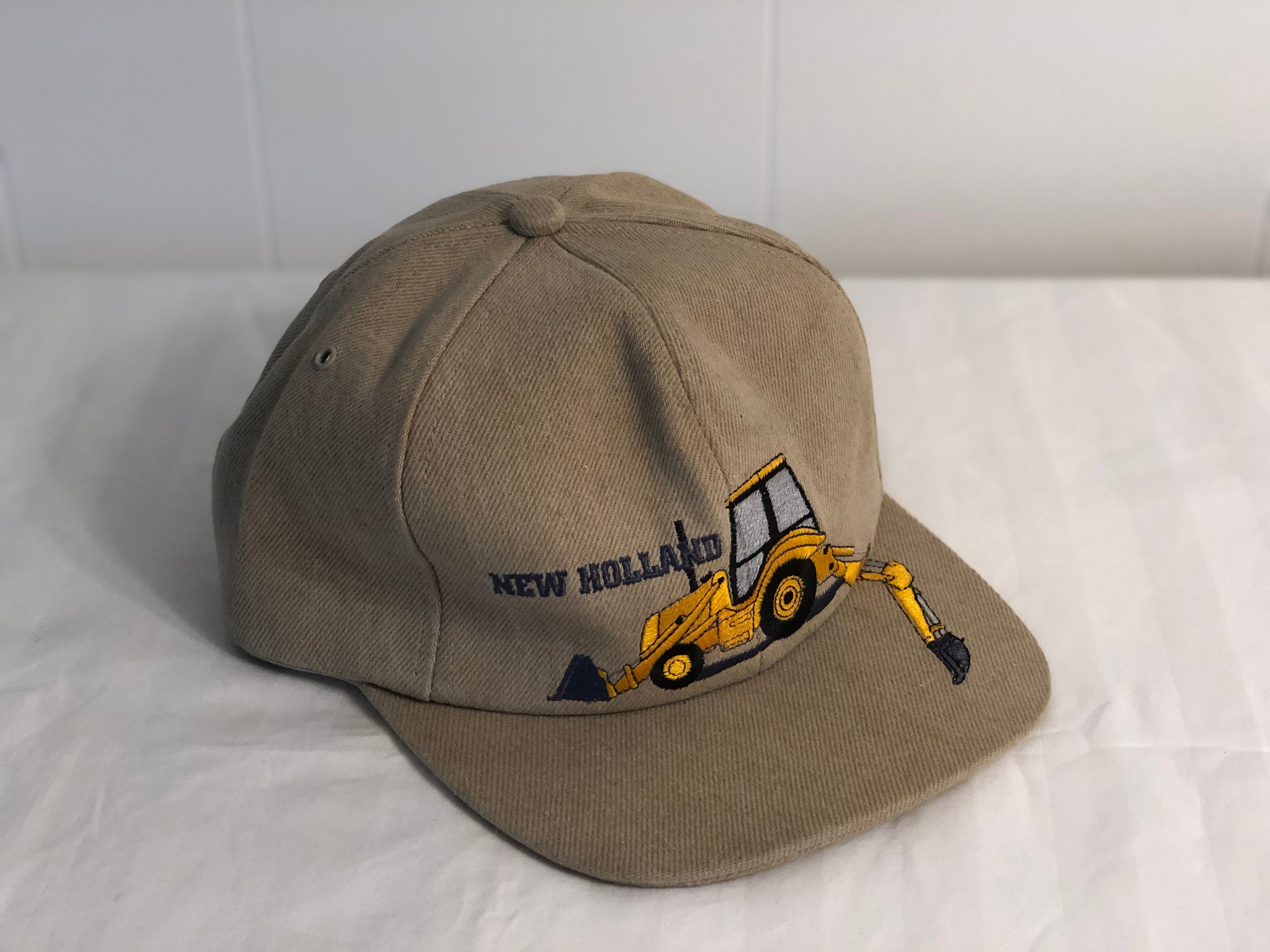 90s New Holland Rock Solid Excavator Vintage Hat Snapback | Etsy