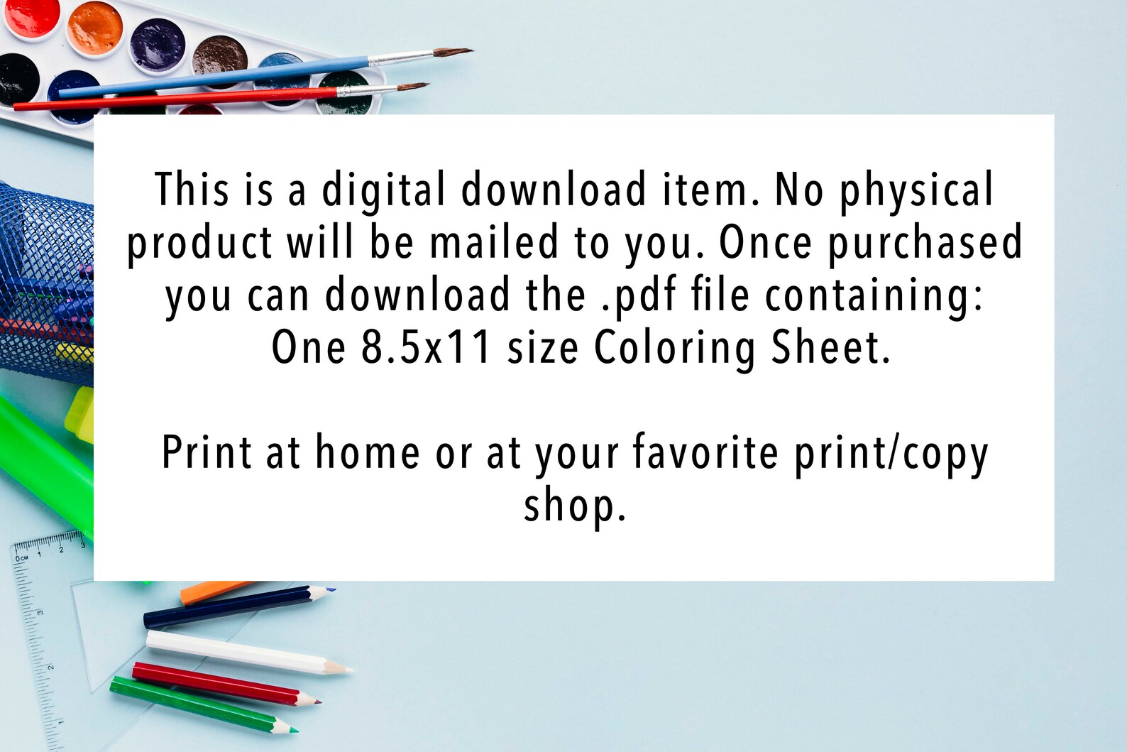 1st Day Of 1st Grade Coloring Sheet Size 8 5x11 Etsy