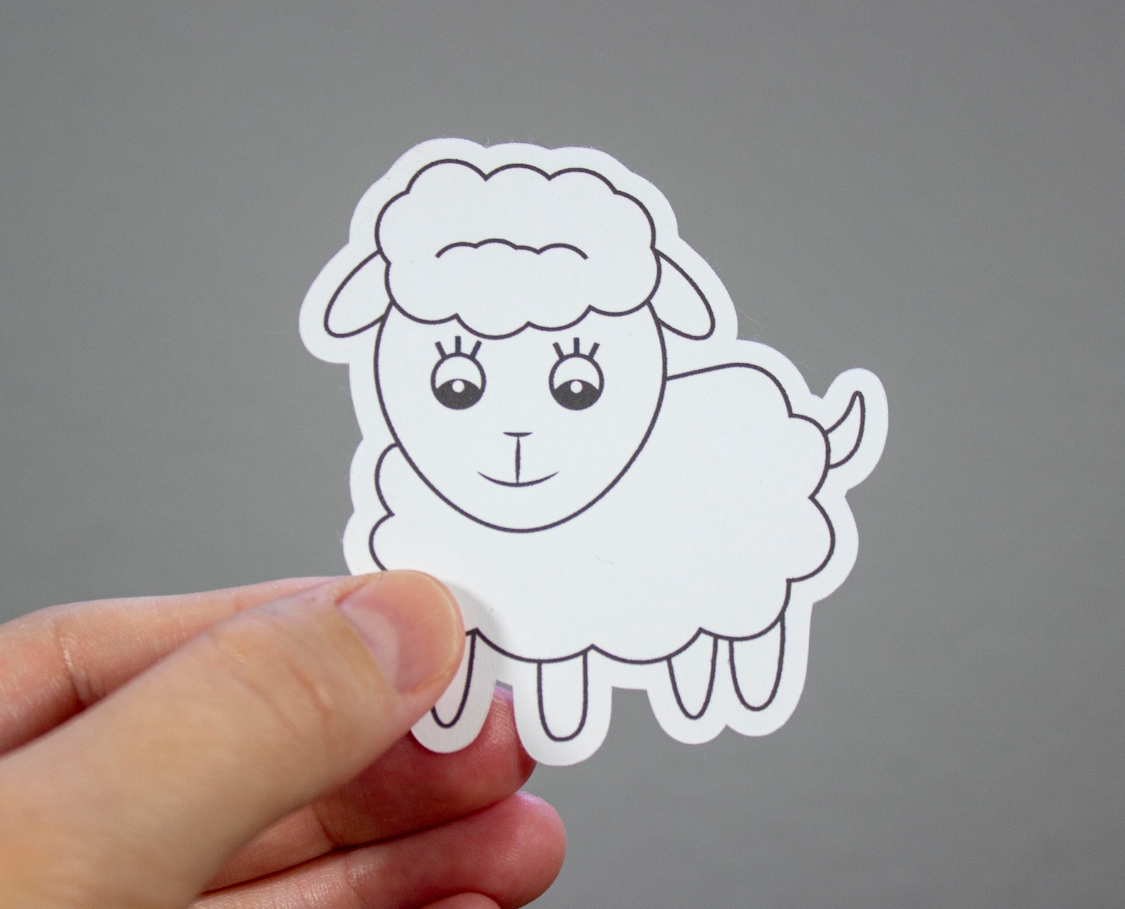 6 Colorable Farm Themed Stickers - Etsy