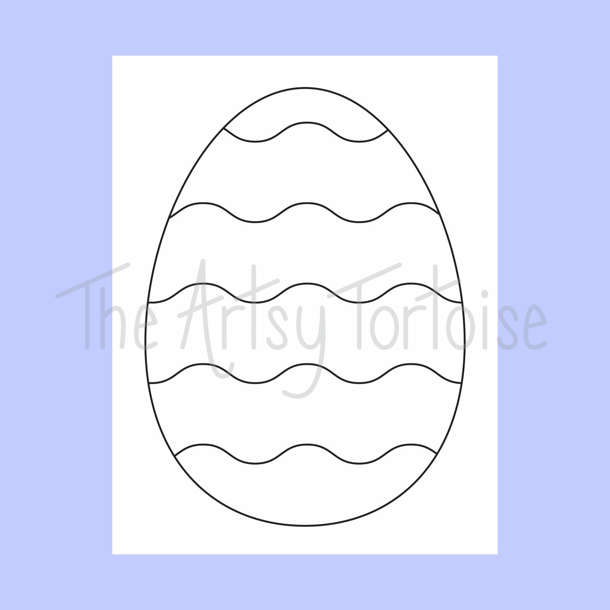 6 Easter Themed Coloring Pages, 8.5x11 & A4 Sizes, Printable Coloring ...