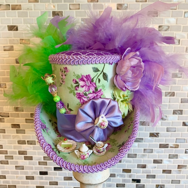 Purple Top Hat - Etsy