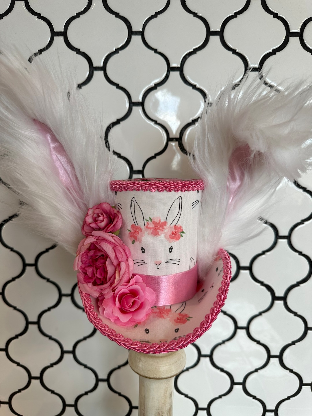 Easter Mini Top Hat, White Rabbit Fascinator, MADE to ORDER ONLY!! - Etsy
