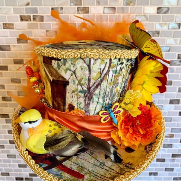 Bird With Top Hat - Etsy