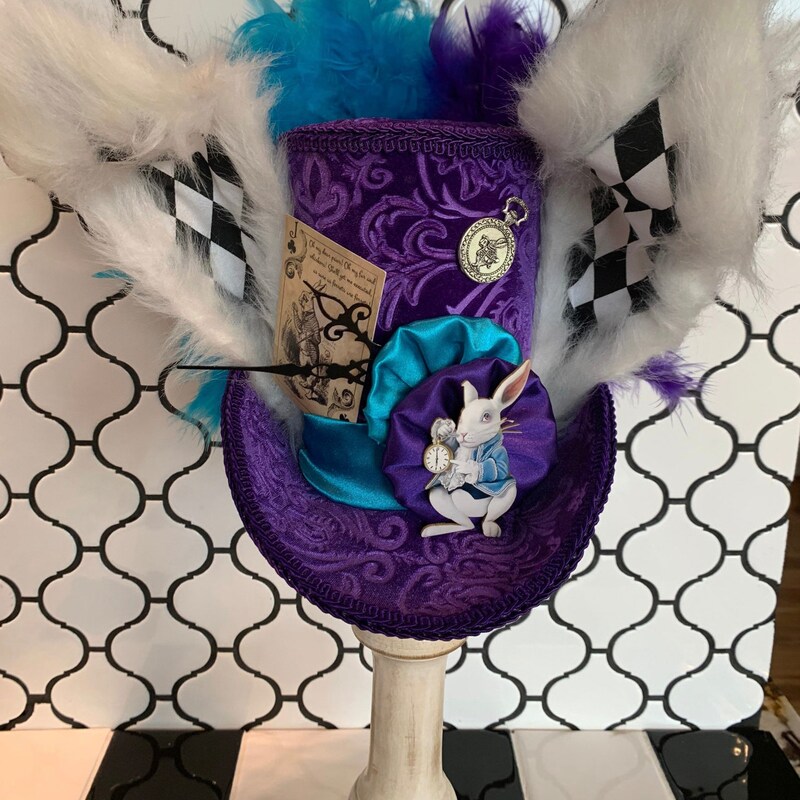 White Rabbit Top Hat - Etsy