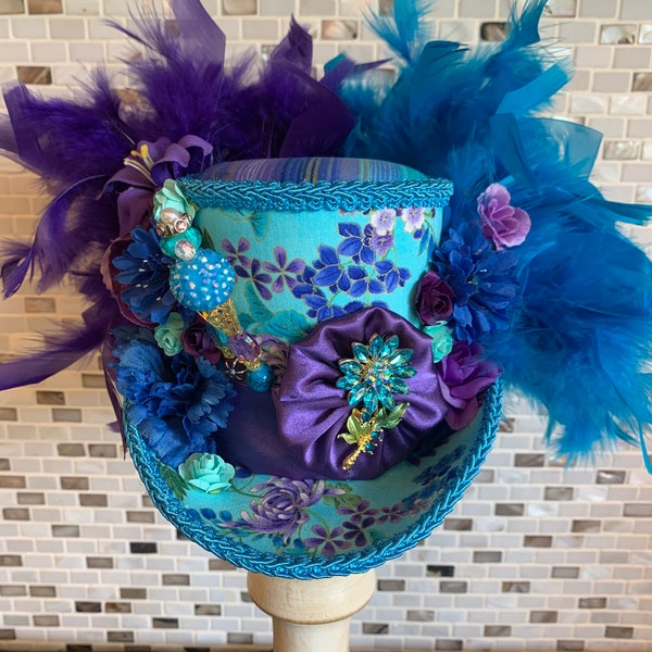 Purple Mini Top Hat - Etsy