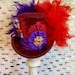 MADE to ORDER ONLY Red Hat Lady Mini Top Hat Red Velvet - Etsy