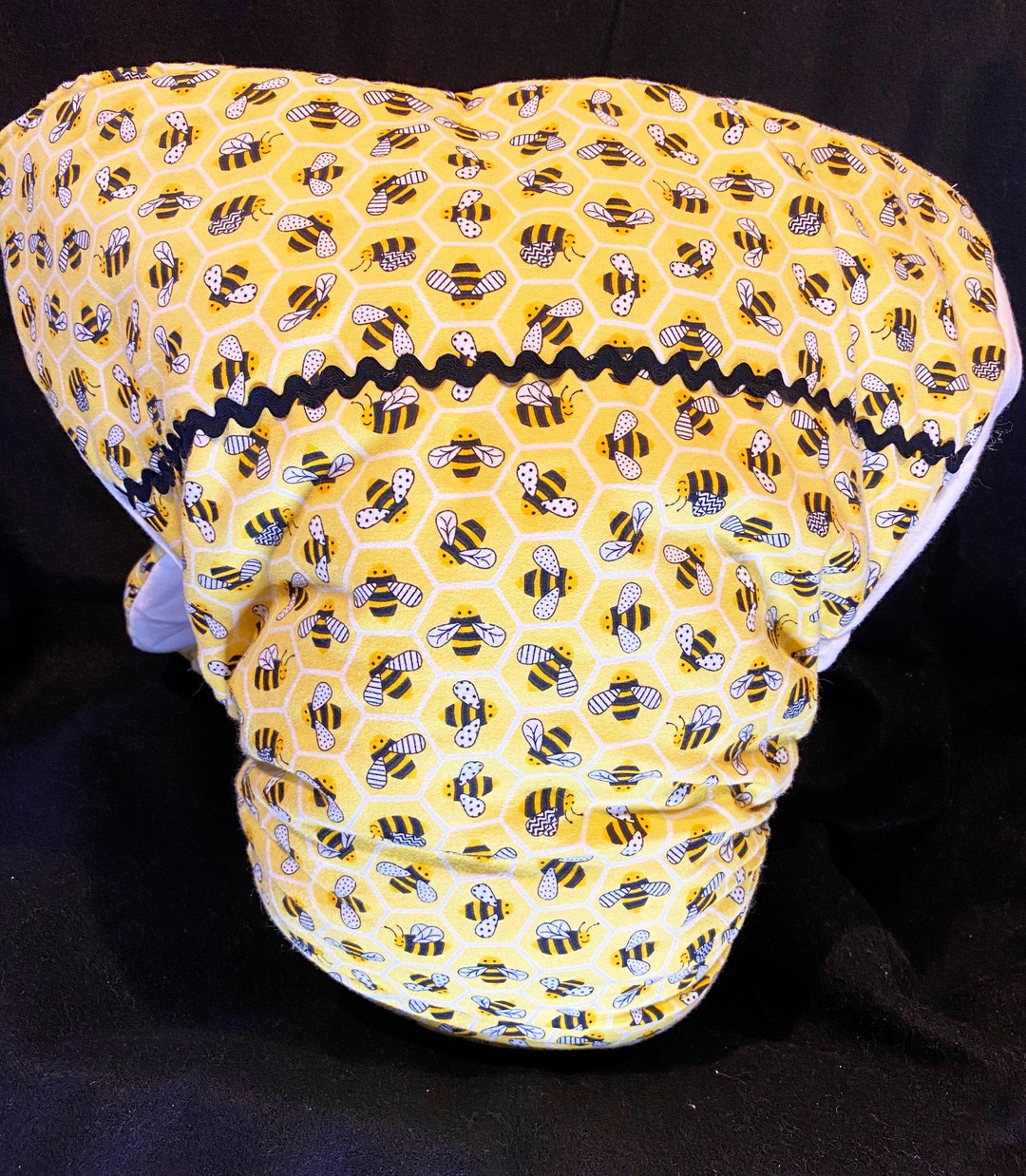 Waddle Diaper Spread Diaper for ABDL in a Bold Beautiful Bumble Bees on ...