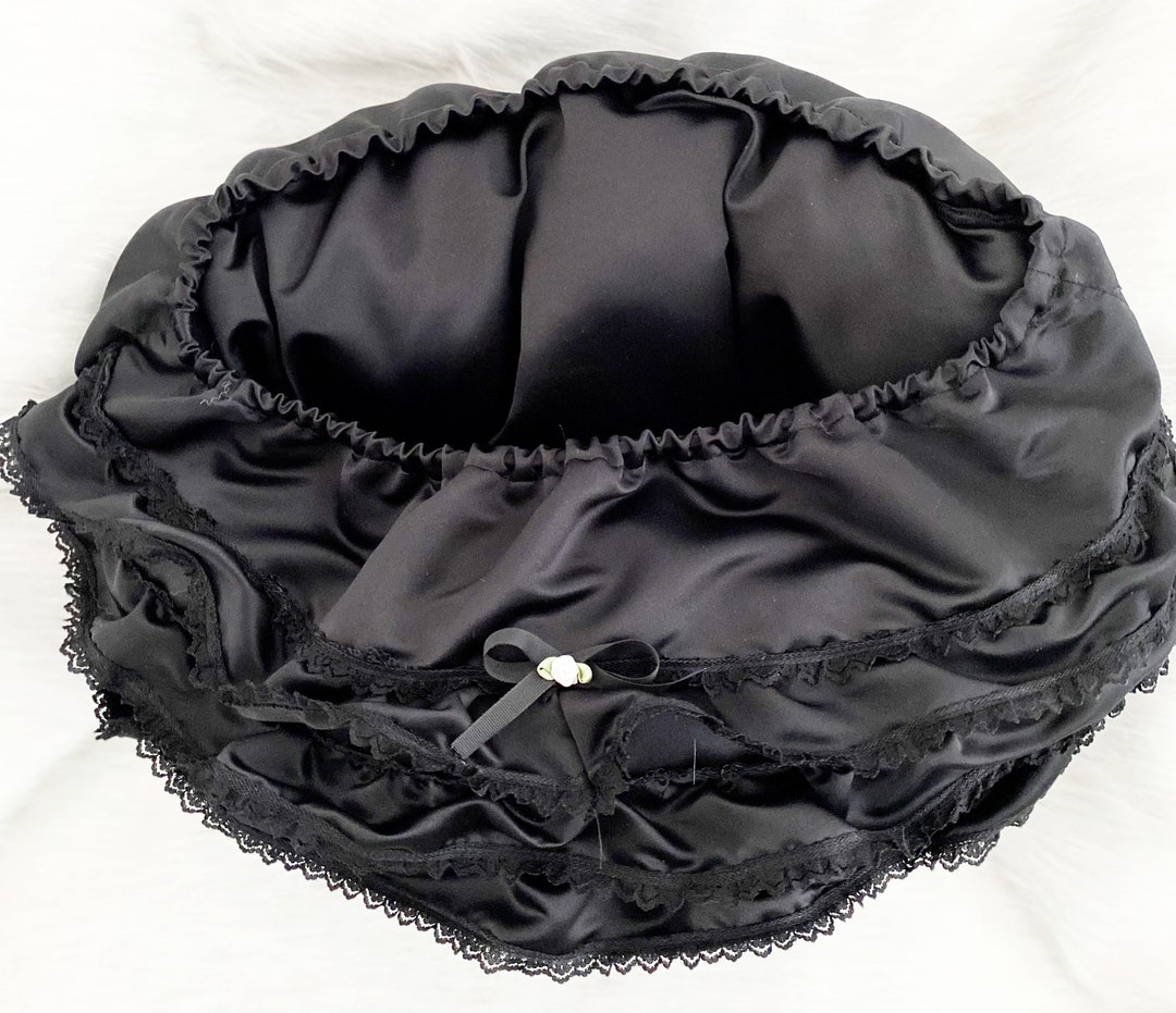 Waddle Pull up Spread Panty Diaper for ABDL in Black Satin and - Etsy ...