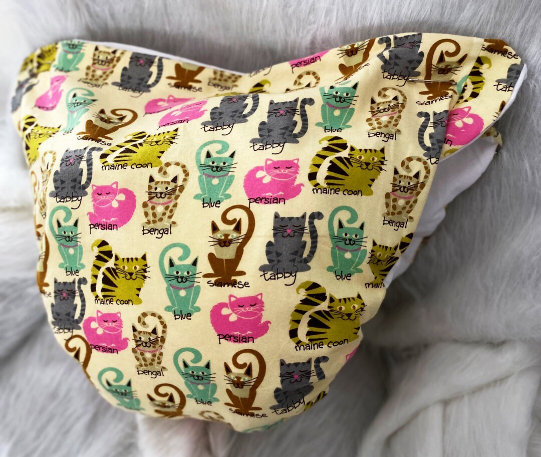 Cats Variety Waddle Diaper Spread Diaper for ABDL in Adorable Cats of ...