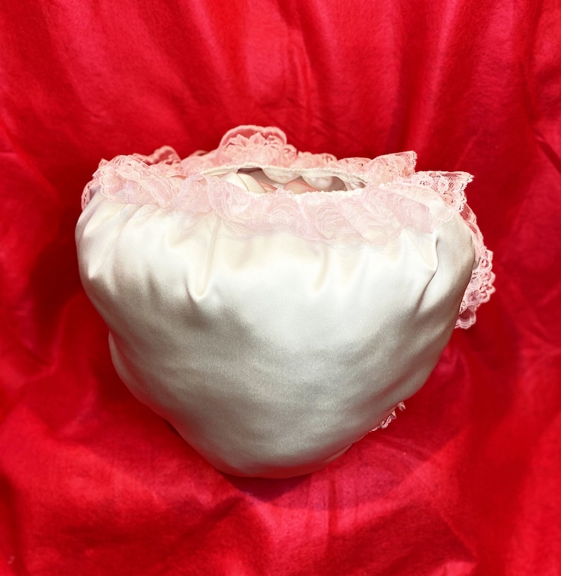 Waddle Pull up Panty Diaper Spread Diaper for ABDL in White Satin and ...