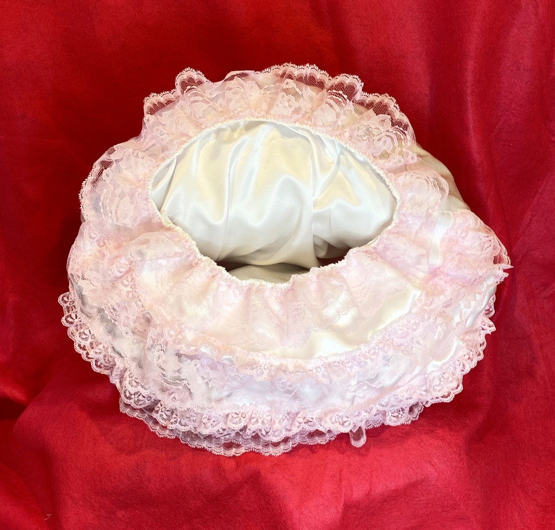 Waddle Pull up Panty Diaper Spread Diaper for ABDL in White Satin and ...