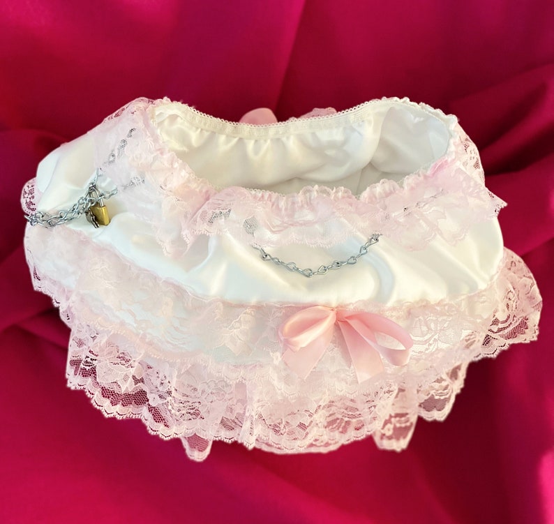 Lock Me up Pull up AB Sissy Satin Waddle Spread Panty Diaper With Lock ...