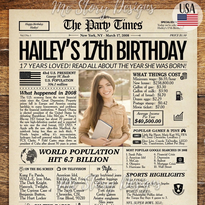 17th Birthday Party - Etsy