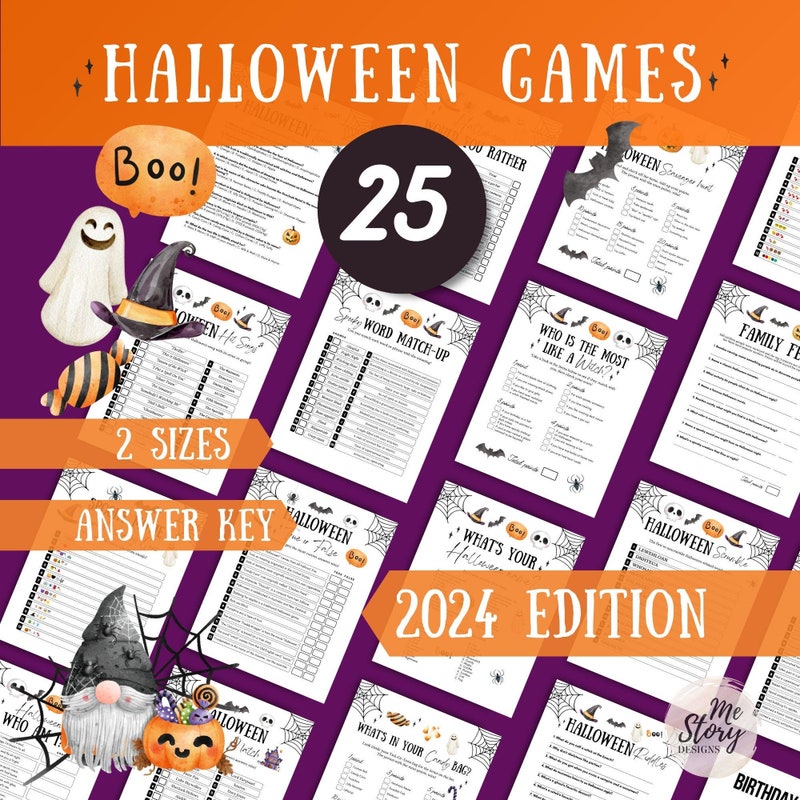 Halloween Games for Kids - Etsy