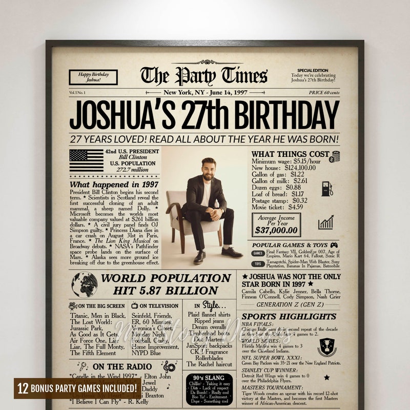 27th Birthday - Etsy