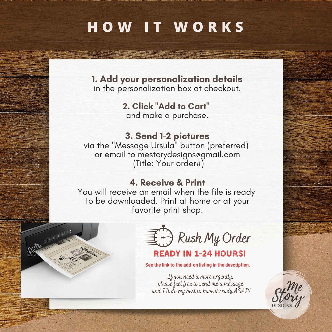 Birthday Invitation With Two Pictures 2 Pictures - Etsy